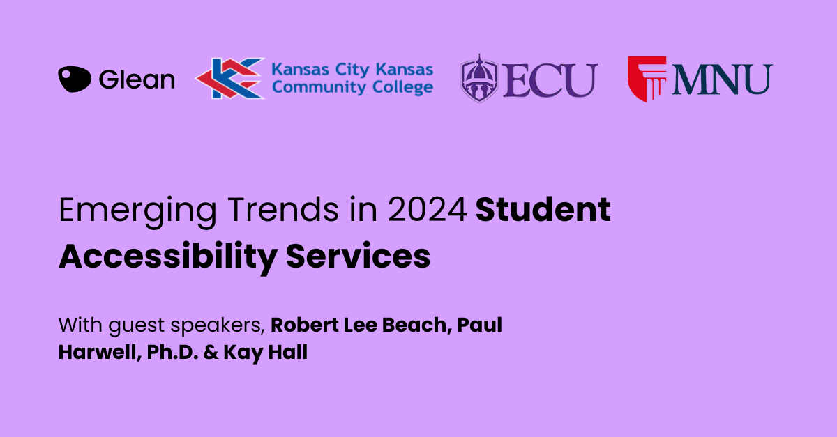 2024 trends in student accessibility services | Genio